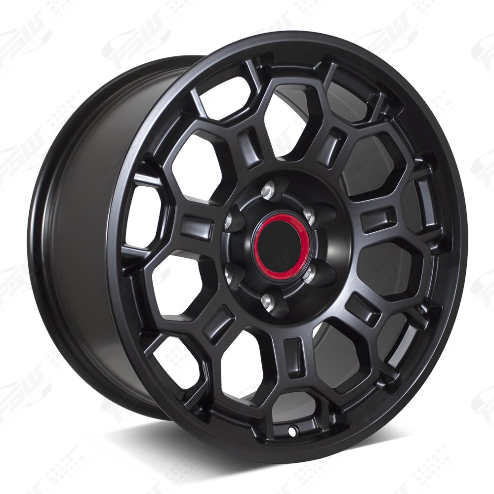 17x8.5 | 0 | F311 Satin Black | Honeycomb Pro Style | 6x139.7 - Factory ...