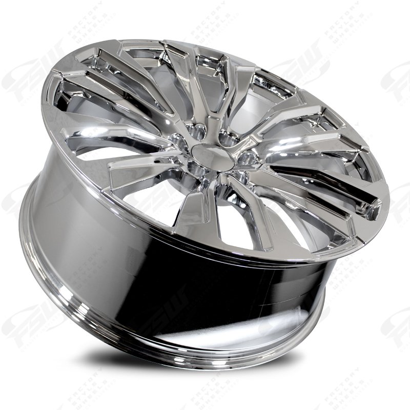 22X9 | 28 | F202 Chrome | Denali Style | 6x139.7 - Factory Style Wheels