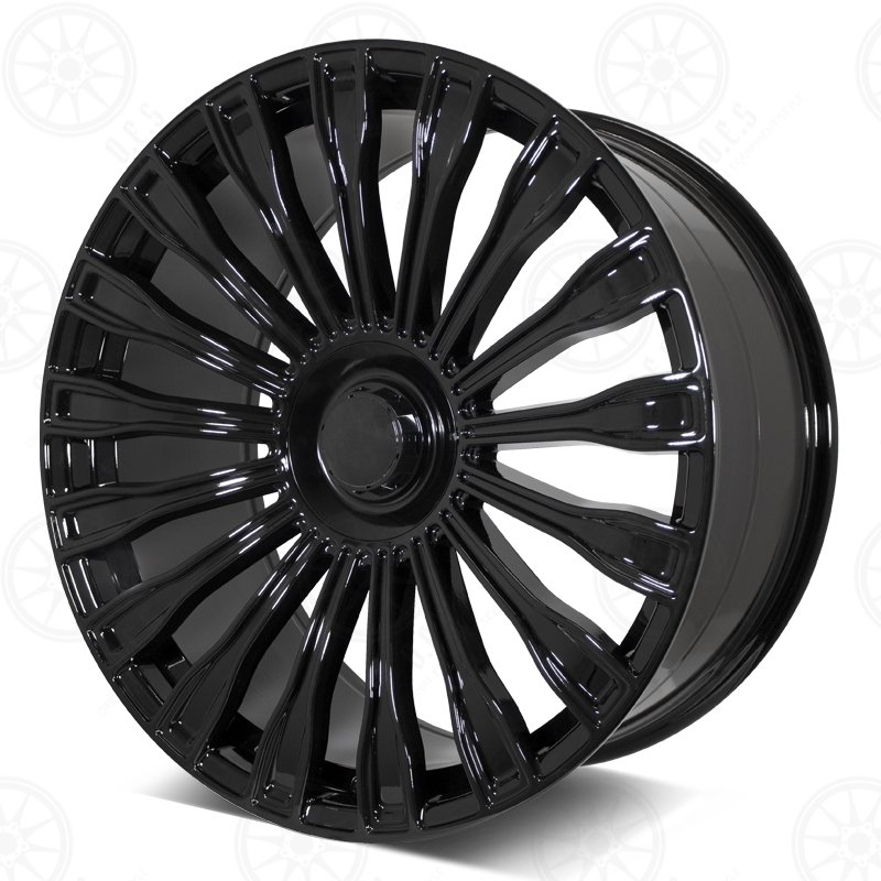 20x9.5 | 38 | RM68 Gloss Black | Maybach Style | 5x112 (Rear) - Factory ...