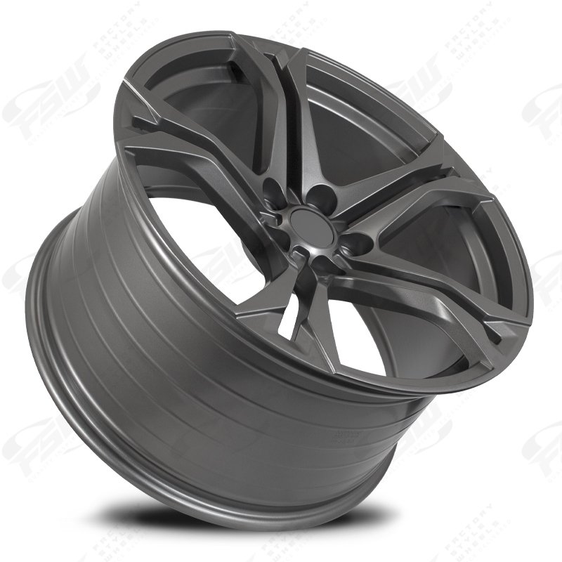 1LE Split Style - F297 Matte Gunmetal - 20x10 | 23 | 5x120 (Front ...