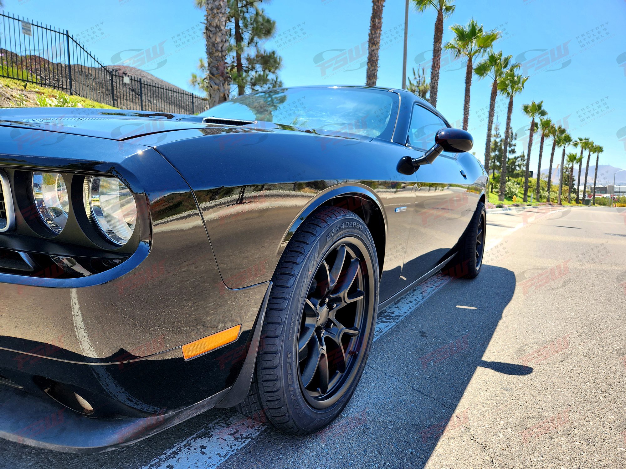 20x11 | -2.5 | F291 Satin Black | Flow Forged Anniversary Style | 5x115 ...