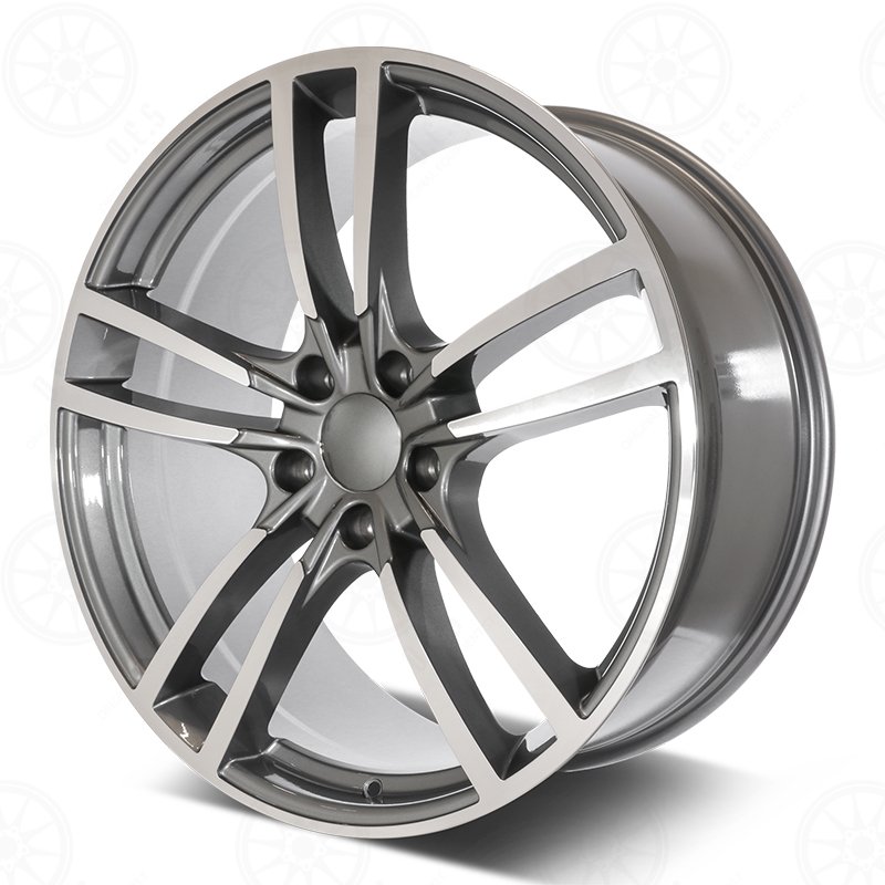 Panamera Style - RP17 Machined Face w/Gunmetal Outline - 22x10 | 55 ...