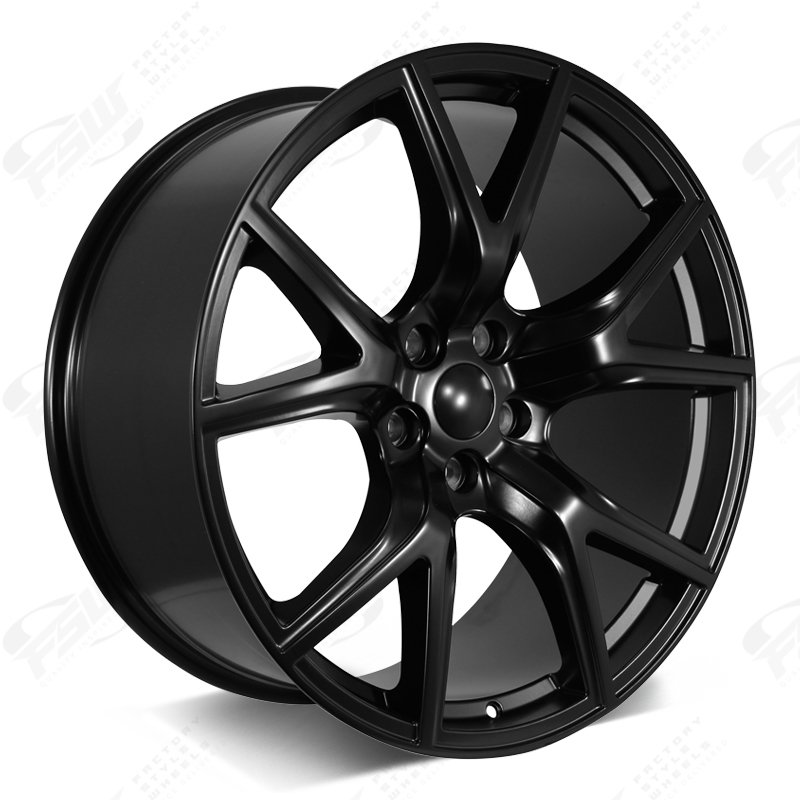 22x10 | 35 | F281 Satin Black | Trackhawk Style | 5x127 - Factory Style ...