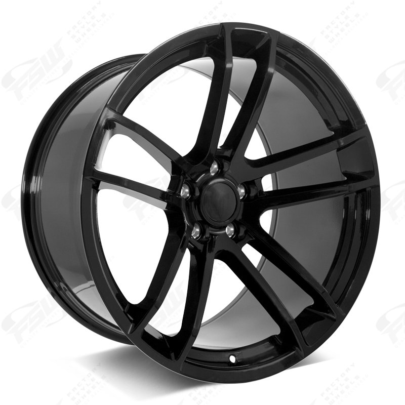 20x11 | 22 | F222 Gloss Black | Flow Forged HC2 Widebody Hellcat Style ...