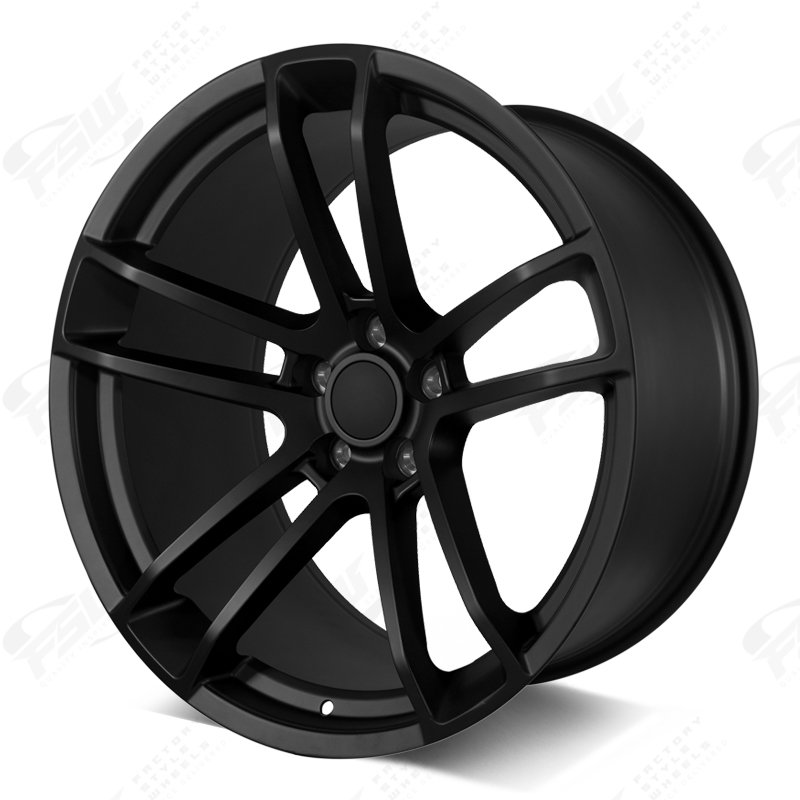 20x11 | 22 | F221 Satin Black | Flow Forged HC2 Widebody Hellcat Style ...