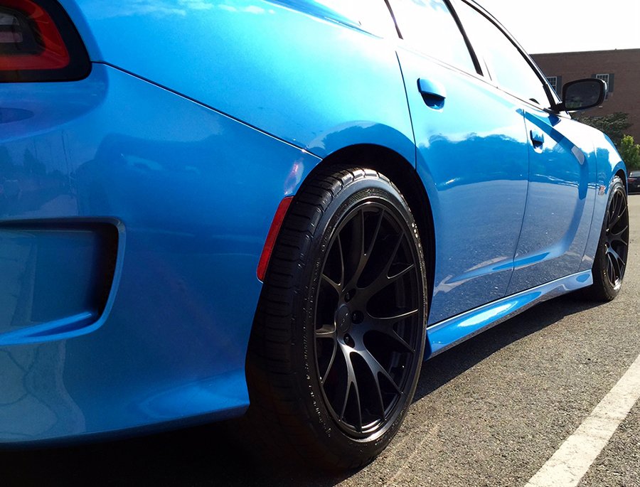 Hellcat Style - F047 Satin Black - 20x10 | 18 | 5x115 (Rear) - Factory ...