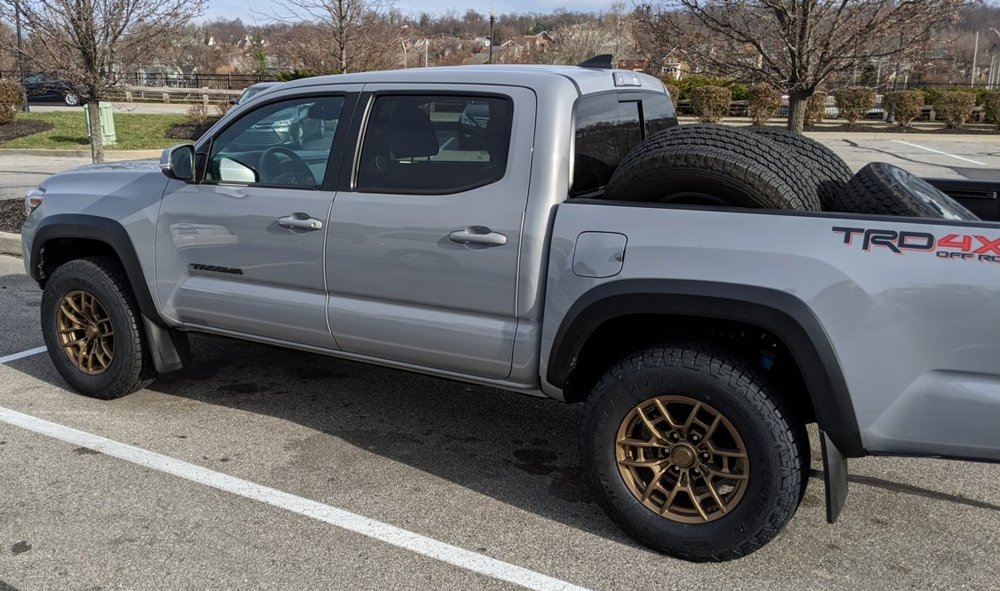 17x8 | 0 | F159 Matte Bronze | Pro Style 2020 | 6x139.7 - Factory Style ...